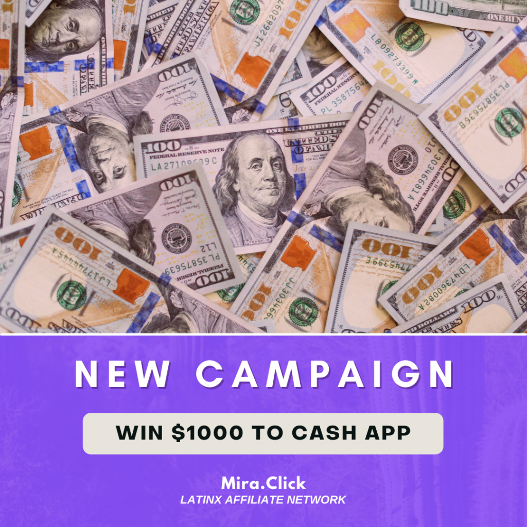 New Campaign: Win $1000 to Cash App - LunaSol Media